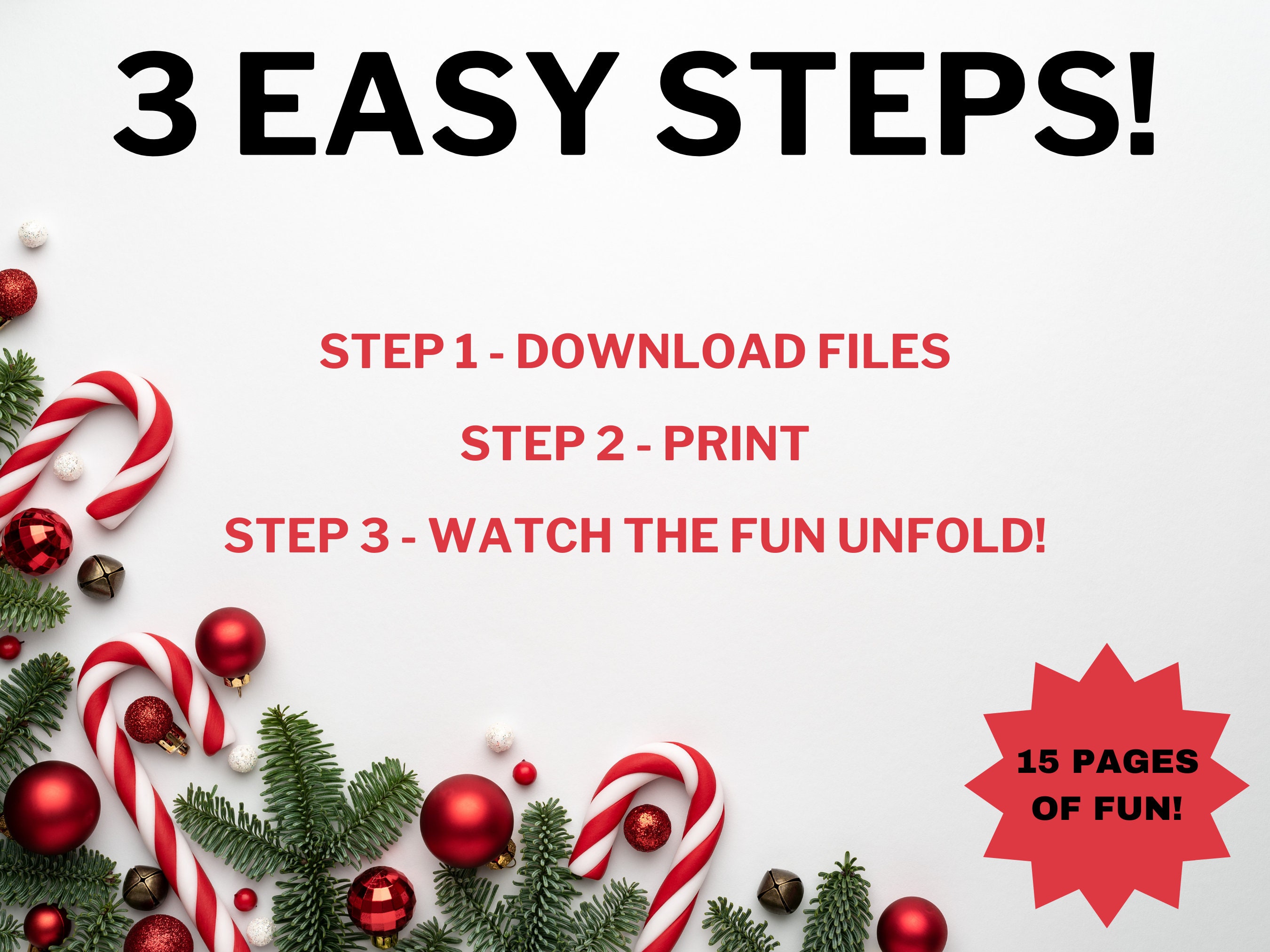 15 Christmas Card Coloring Pages for Kids | Christmas Coloring Bundle ...