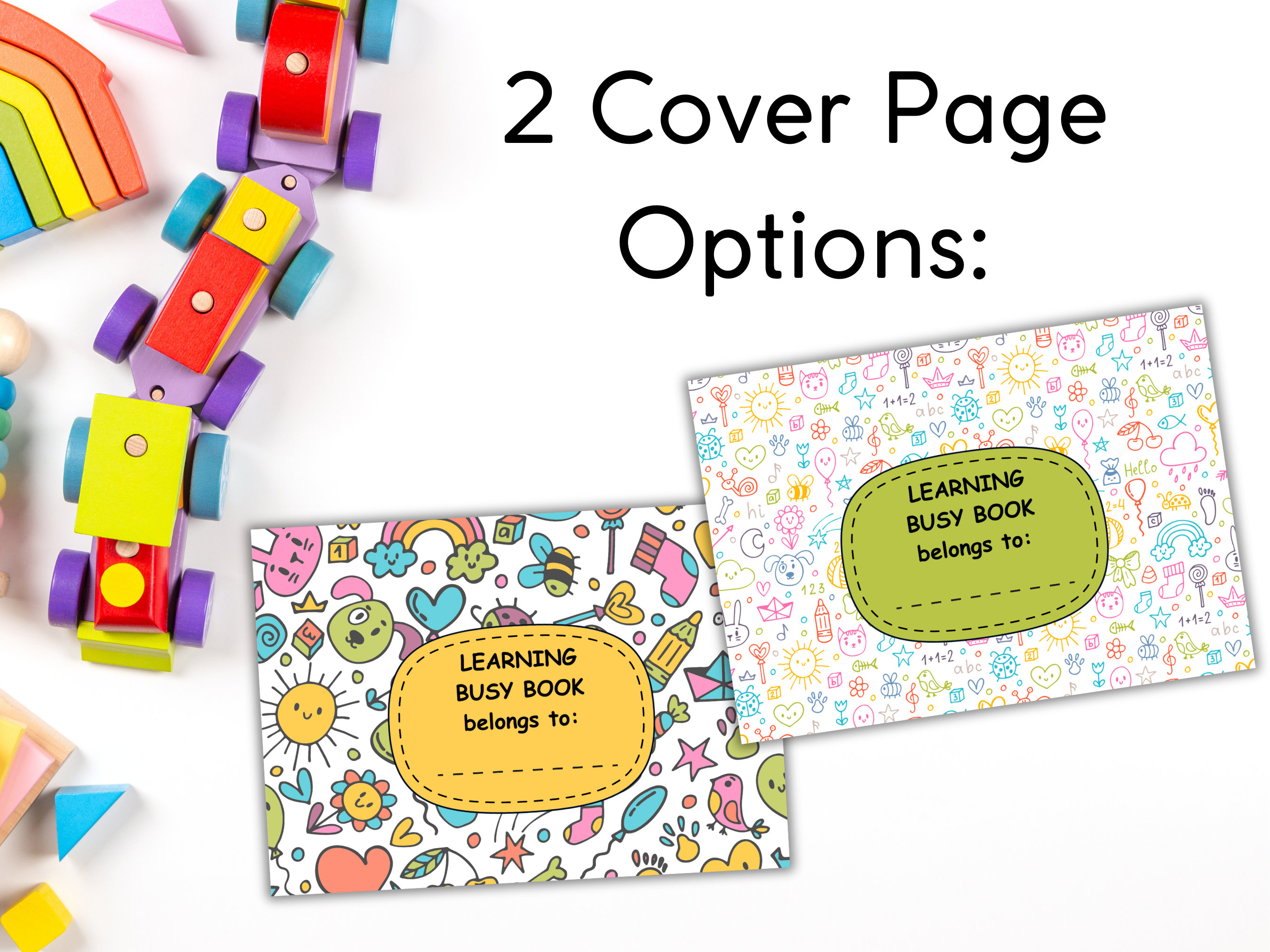 Toddler Busy Book Printable Montessori Learning Quiet Book Toddler ...