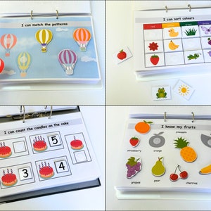 Toddler Busy Book | Printable | Montessori Learning | Quiet Book ...