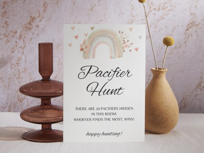 Editable Baby Shower Games Bundle | Boho | Rainbow | Gender Neutral ...