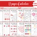 Valentines Day Activity Bundle | Printable Activities for Kids ...