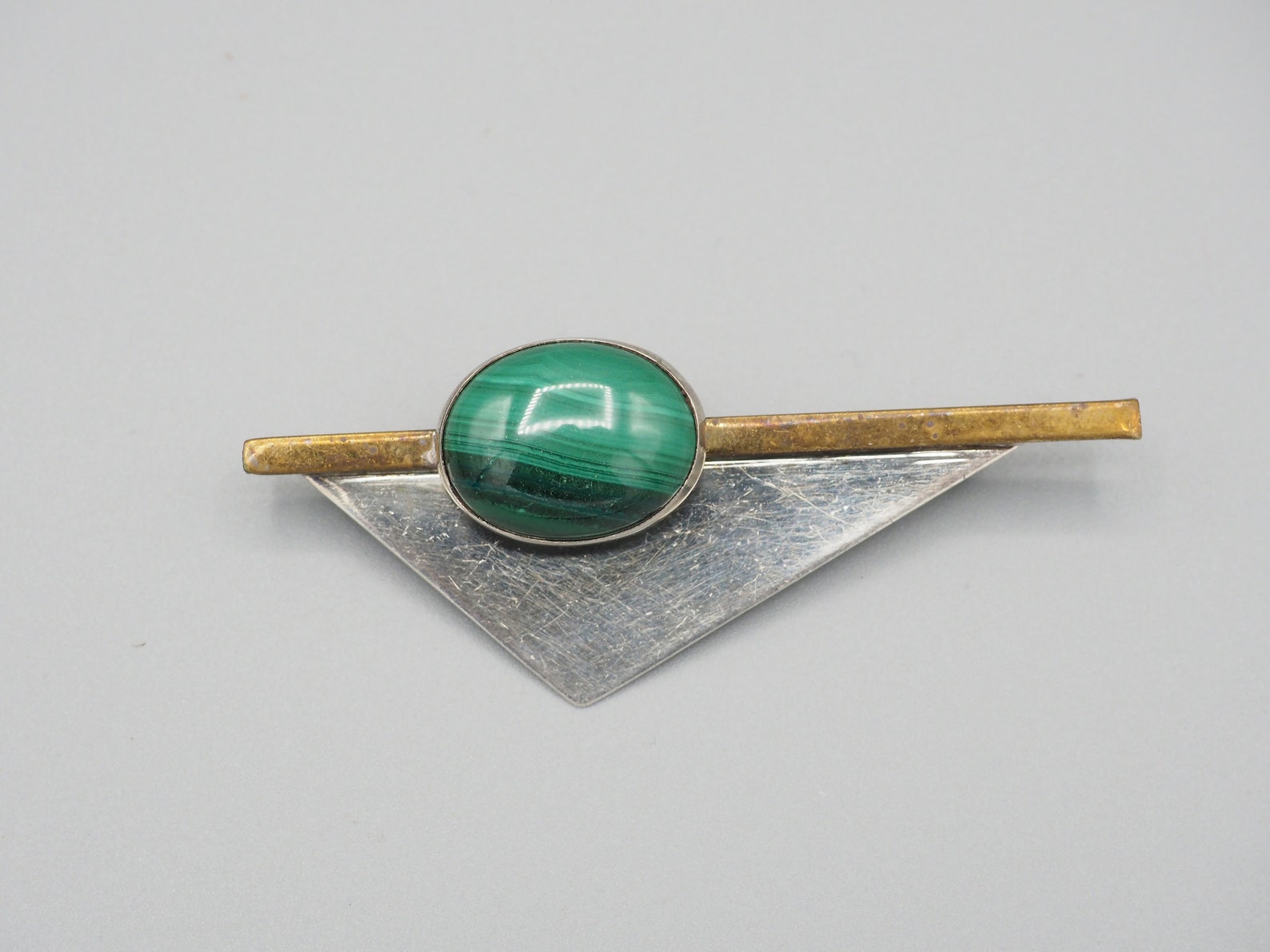 Retro vintage Modern Art Deco pin Abstract geometric sterling | Etsy