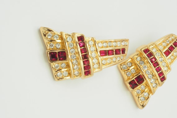 Rare Vintage Christian Dior Paris Art Deco gold tone … - Gem