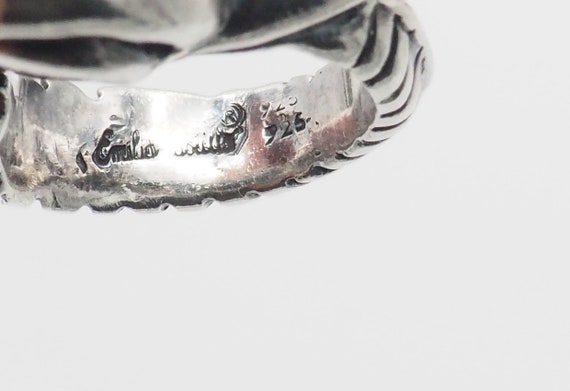 Vintage Emilia Castillo Sterling Silver Snail Ring: B… - Gem