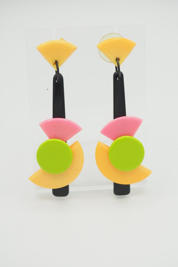 VINTAGE MOD MODERN ART MESHWRAP MESH WRAP CUFFLINKS T… - Gem