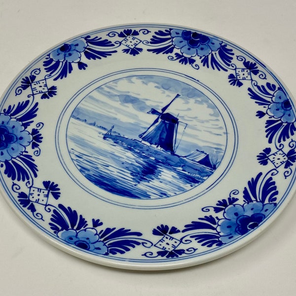 Vintage Delft Plate - Etsy