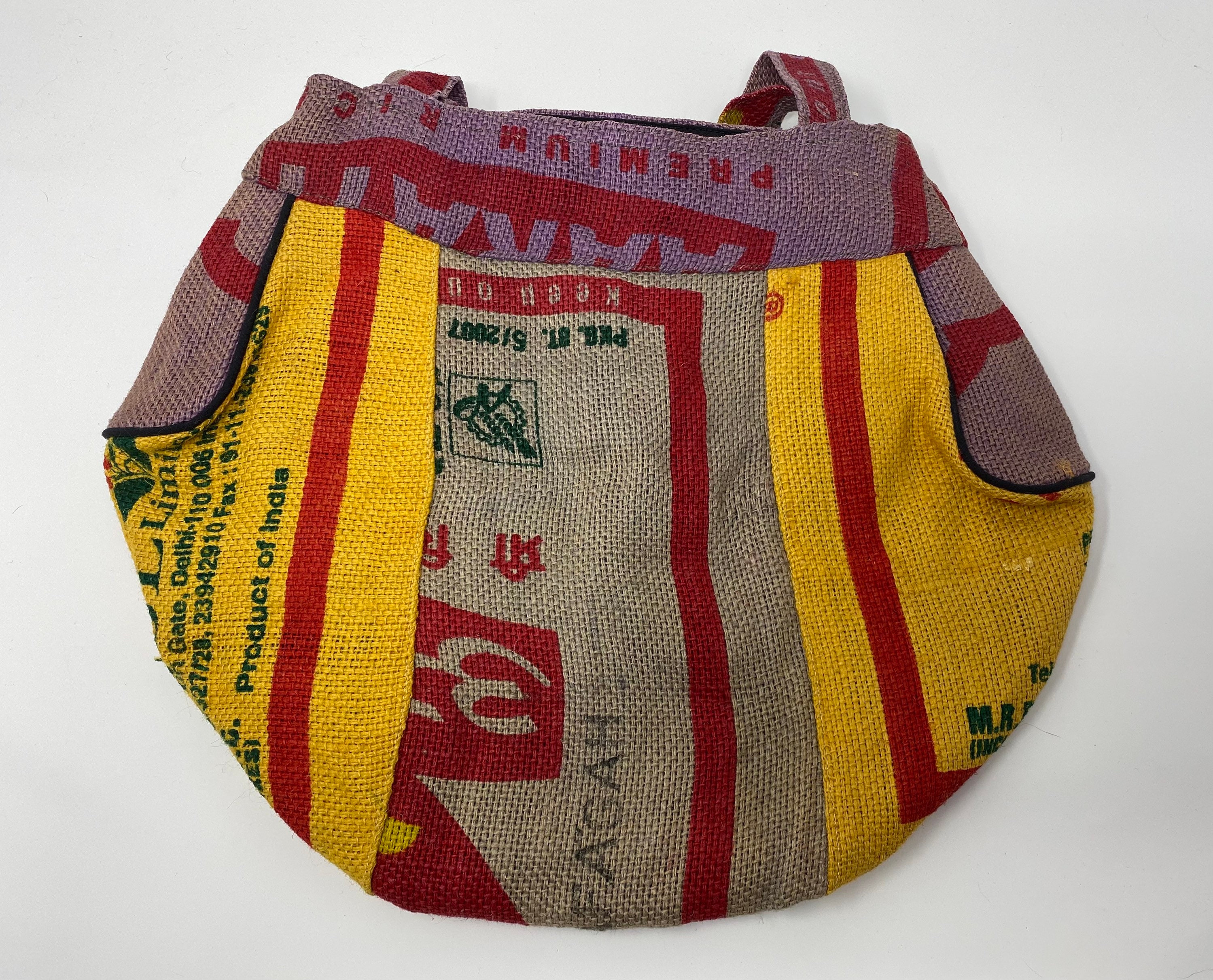 Vintage Jute Purse Fair Trade Purse Earth Divas Jute Bag Recycled Bag ...