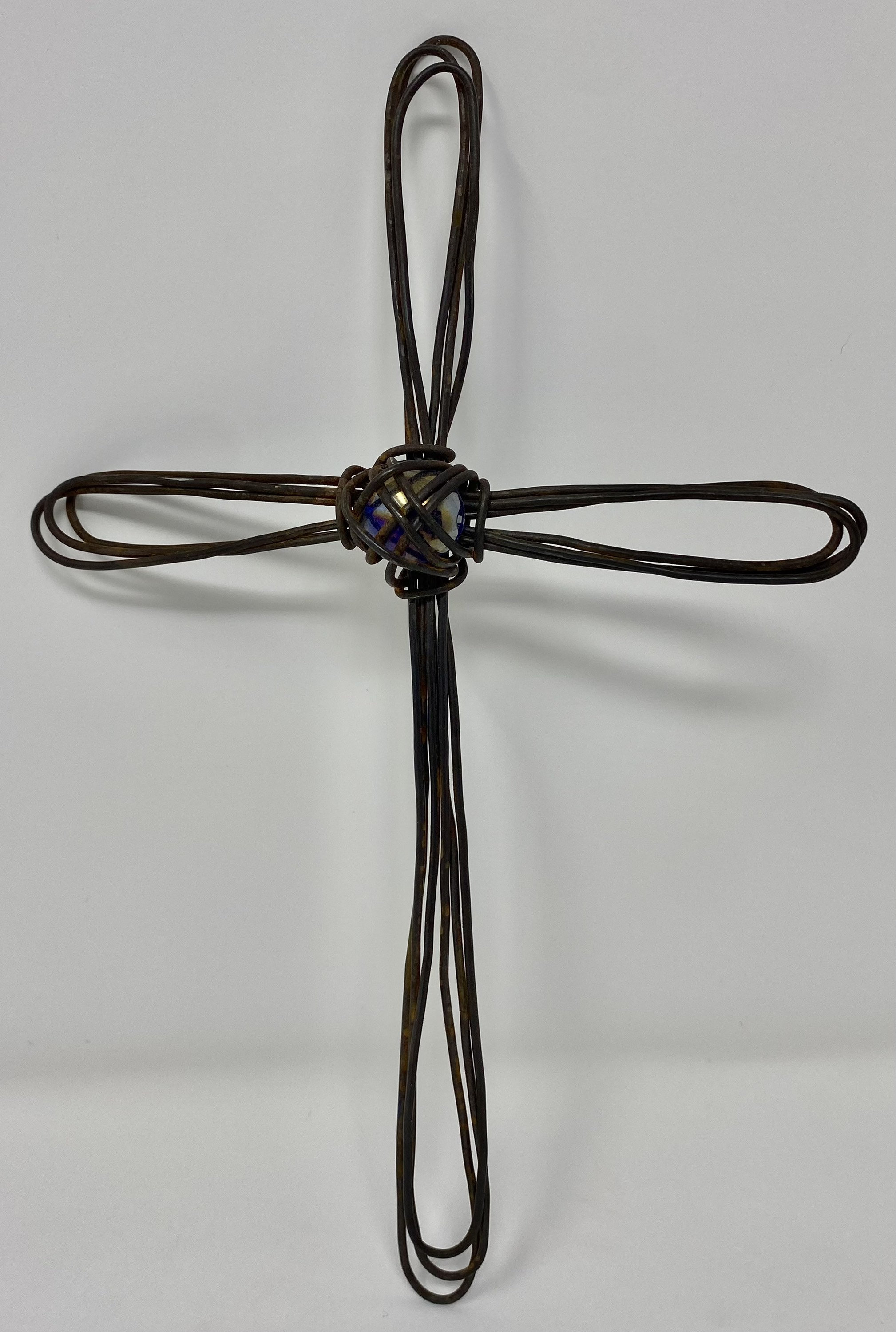 Vintage Rod Iron Crosses Collection of 3 Wire Wrapped Cross - Etsy