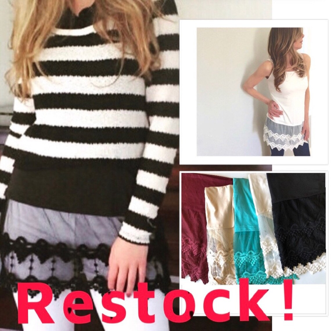 Plus Size Lace Shirt Extender Lace Extender Plus Size Lace - Etsy