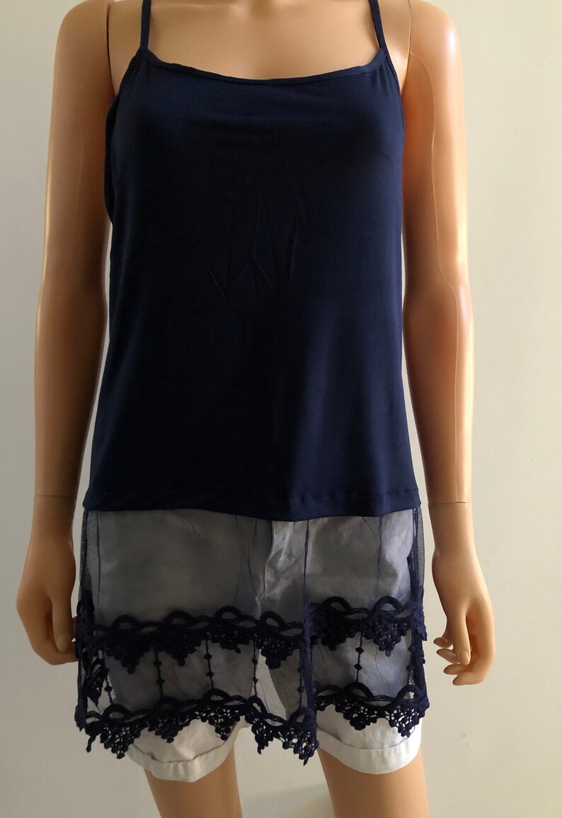 Lace Top Extender, Lace Shirt Extender, Tank Extender, Black Friday ...