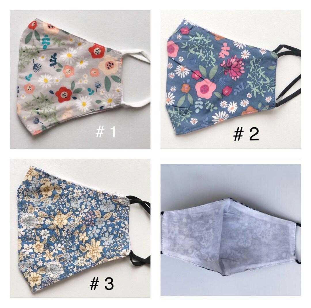 Cotton Face Mask, Light Weight Adult Face Mask, for Women, Gift for Her ...