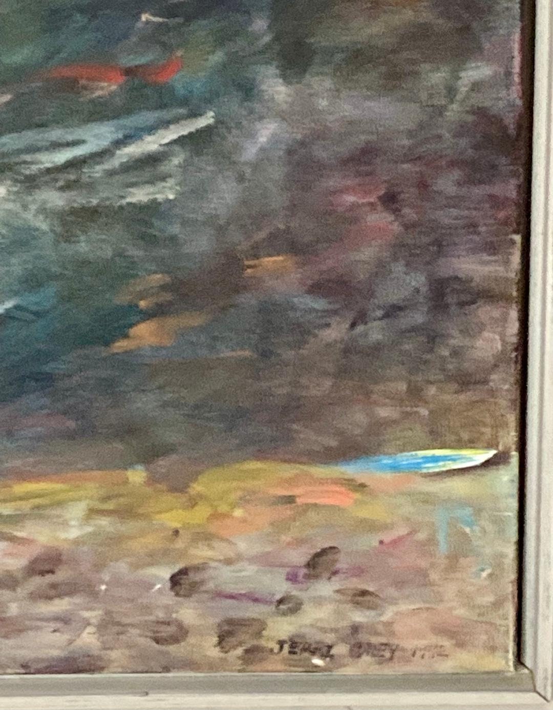 Original Oil on Canvas Painting by Jerry Grey Depicting Gulf War Image ...
