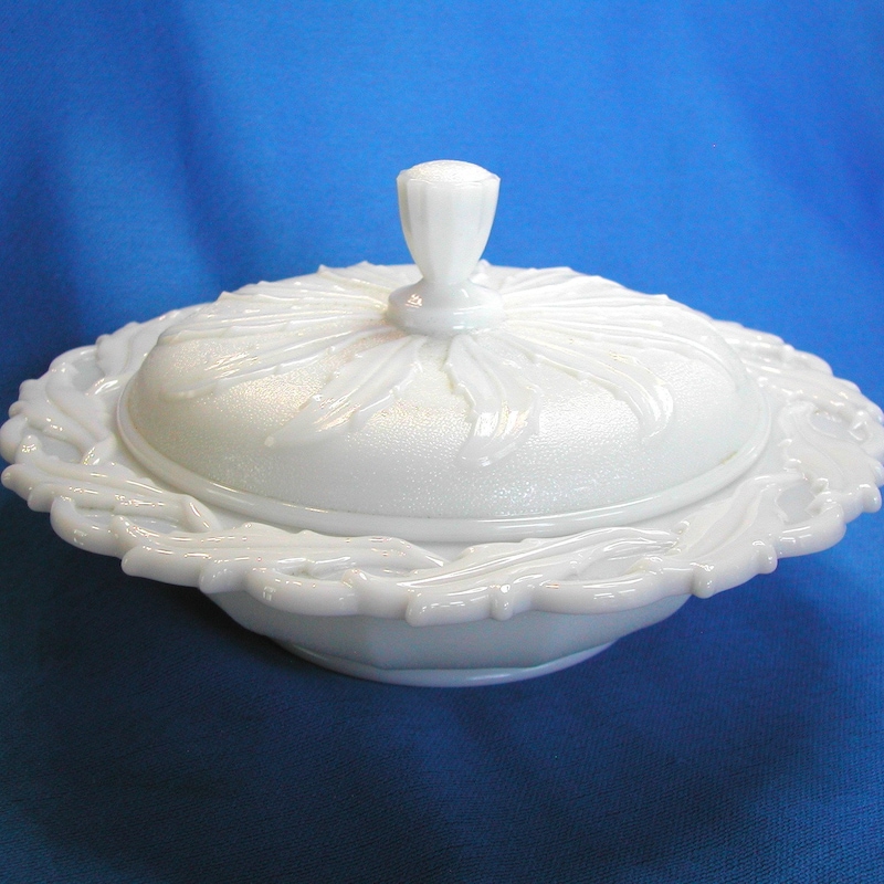 Large Milk Glass - Etsy