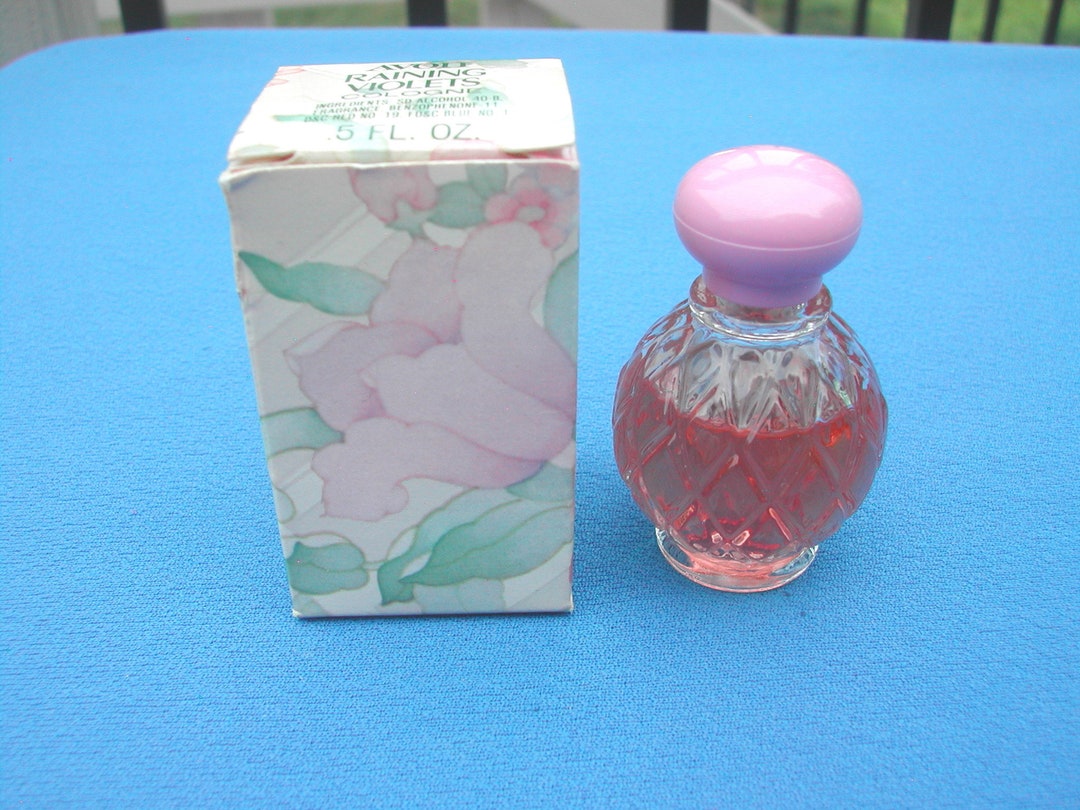 Avon RAINING VIOLETS Cologne and Box - Etsy