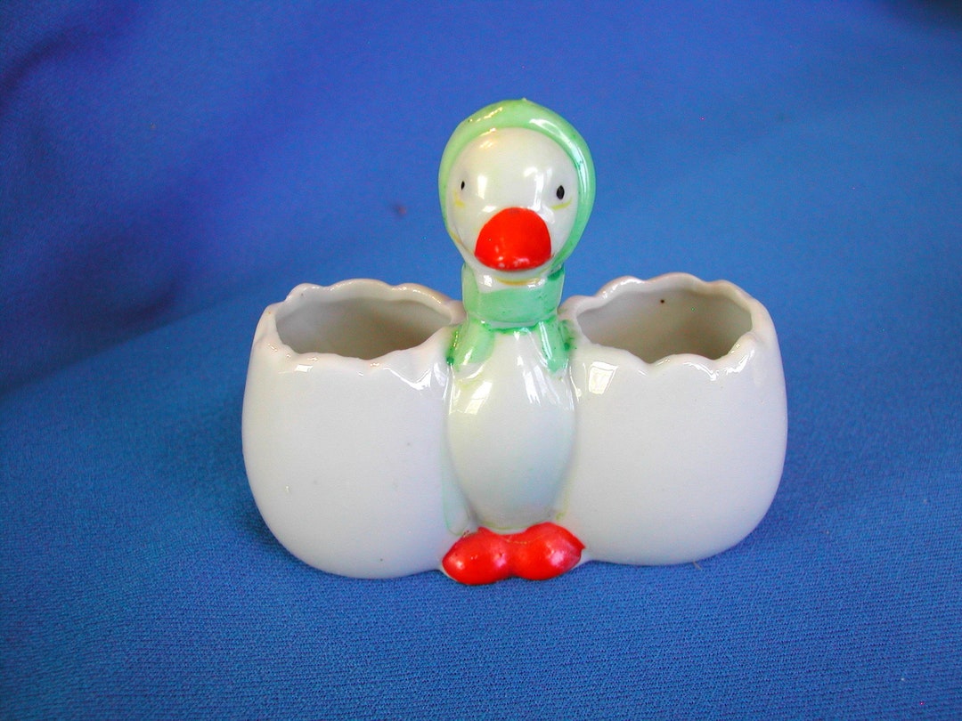 Double Duck Egg Cup OR Toothpick Holder - Etsy