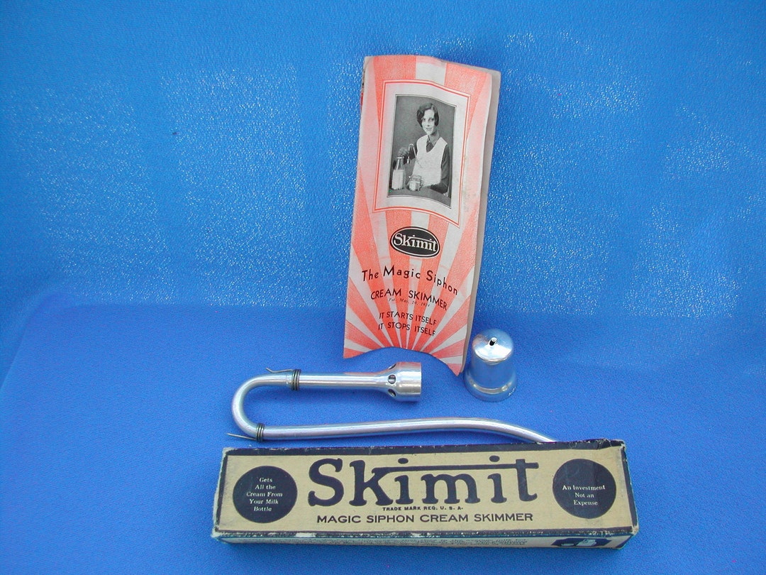 Dairy Skimit Magic Siphon Cream Skimmer Skim It - Etsy