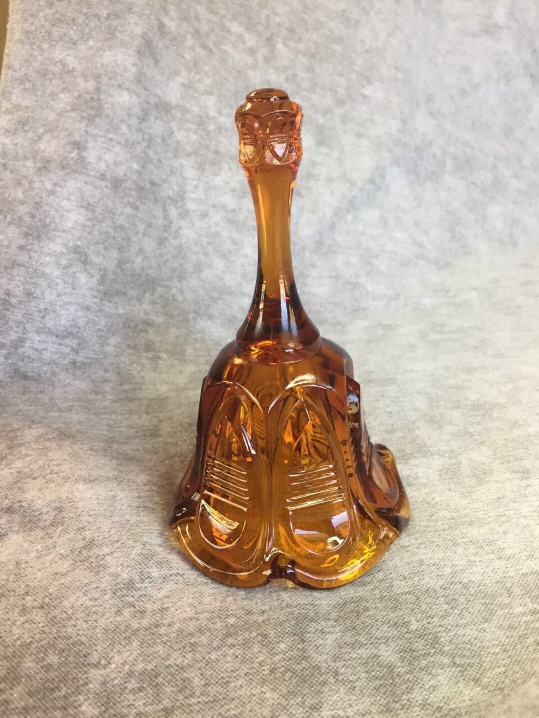 Fenton Gold Barred Oval Bell - Etsy