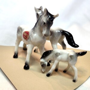 Miniature Japan Bone China Horse Family - Etsy