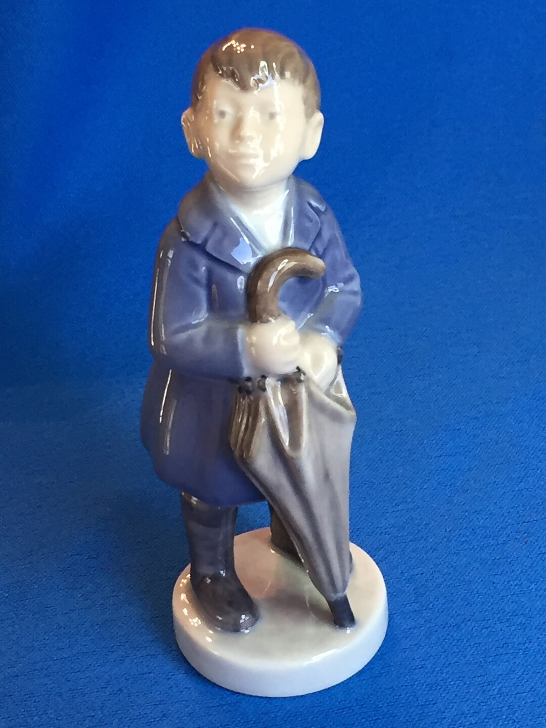 Royal Copenhagen April Boy With Umbrella, 4526 - Etsy