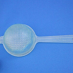 Plastic Strainer and Cream Dipper, Vintage - Etsy