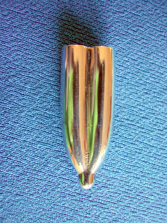 Sterling Bolo Tips With Fraternity Crest - Gem