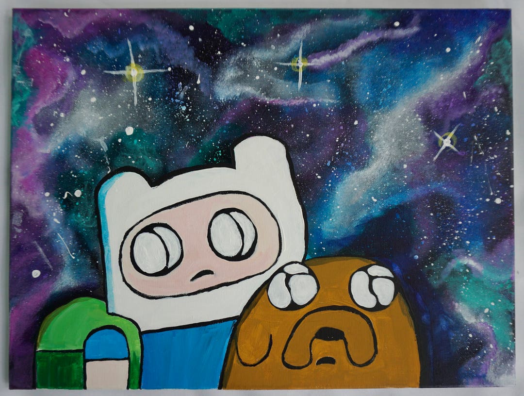 Adventure Time; Finn and Jake in Space Awe - Etsy