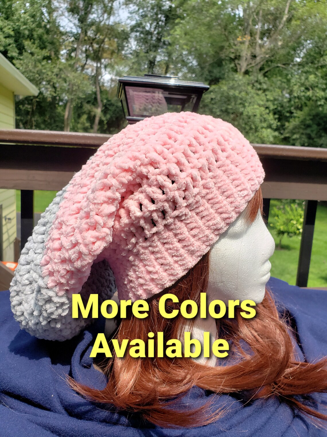 Extra Long Crocheted Slouch Hat for Teens and Adults - 11 Colors ...