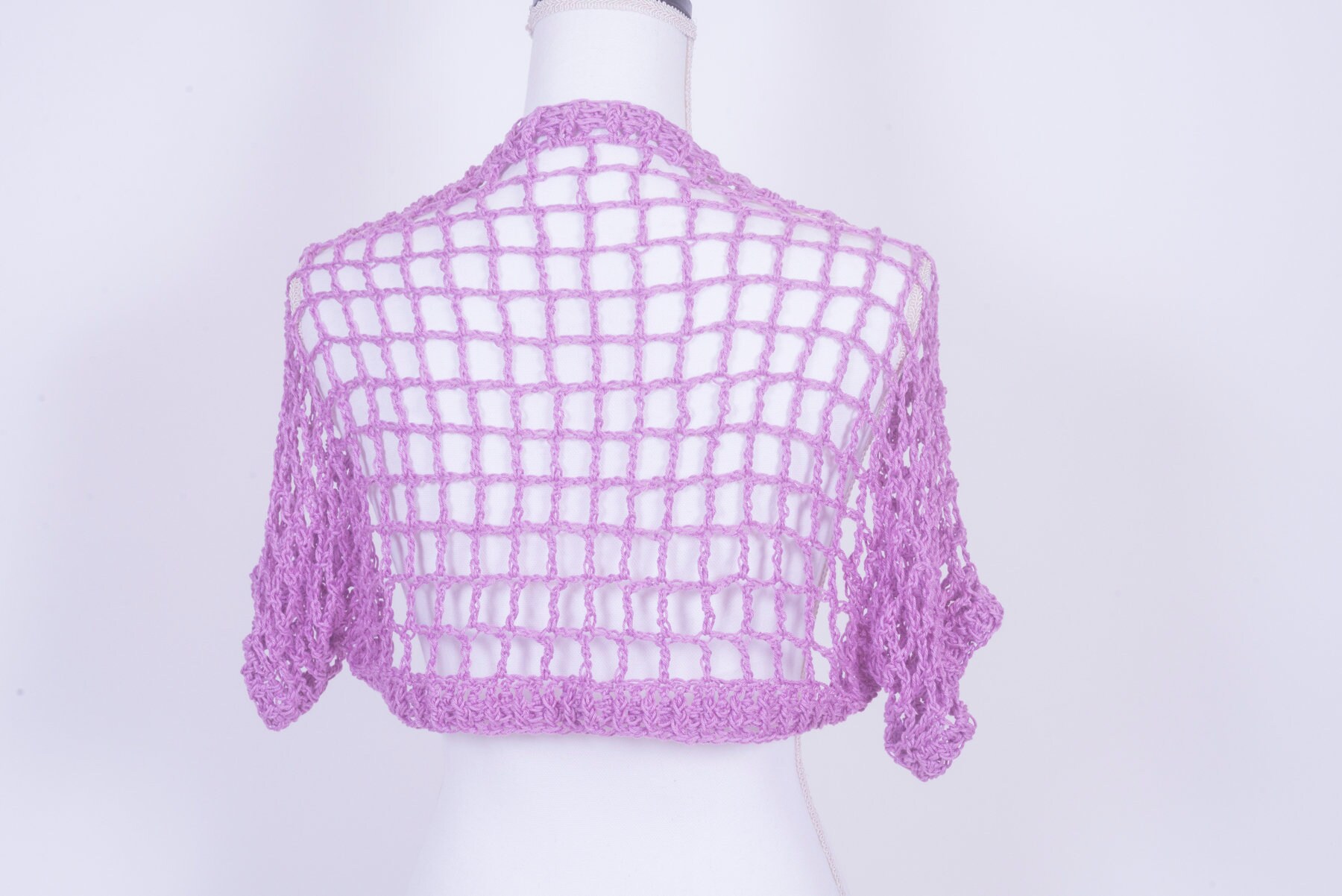 DIGITAL PATTERN ONLY Crocheted Summer Mesh Cocoon Shrug/shawl/wrap ...