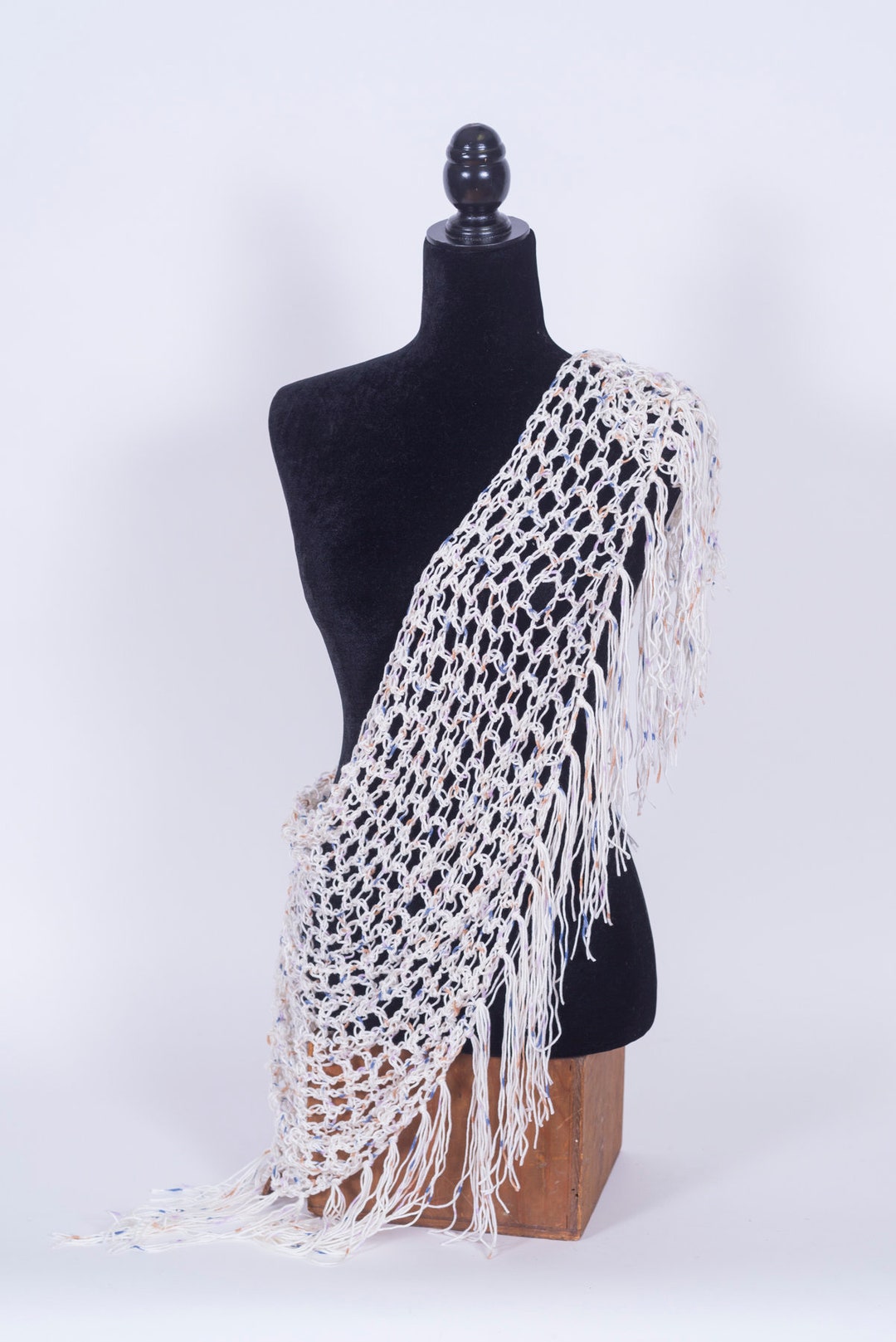 Crocheted Wrap/sarong/cover-up 4 Colors Available Ready to Ship - Etsy
