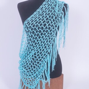 Crocheted Fringe Sarong Wrap – Bamboo Beach Cover-up | 7 Colors ...