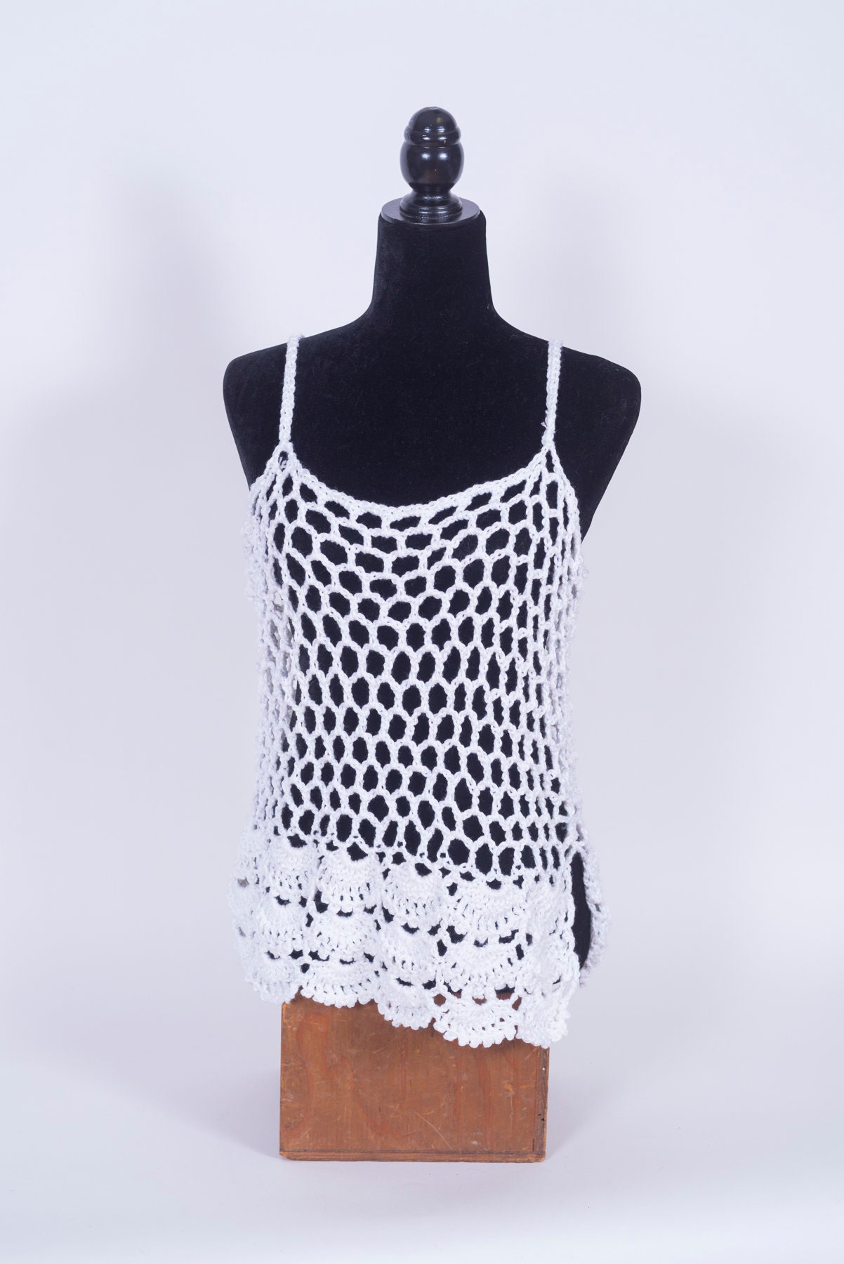 Crocheted Tank Top 2 Colors Available Size Small - Etsy
