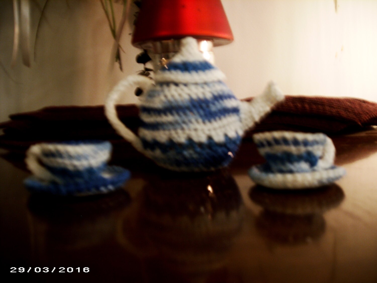 Tea for Two Miniature Teapot and Two Teacups and Saucers - Etsy