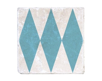 Mid Century Coaster Design MCM Mid Century Modern Diamond Design ...