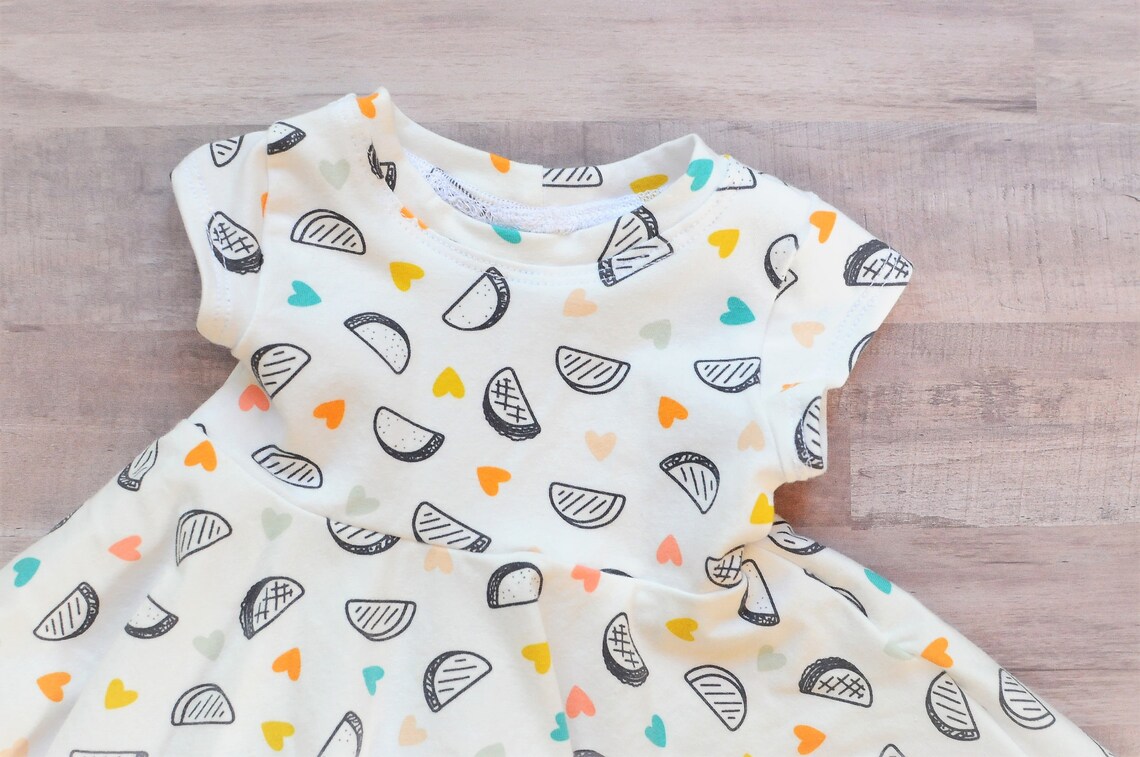 Taco Dress Taco Baby Dress Taco Baby Outfit Taco Twosday - Etsy