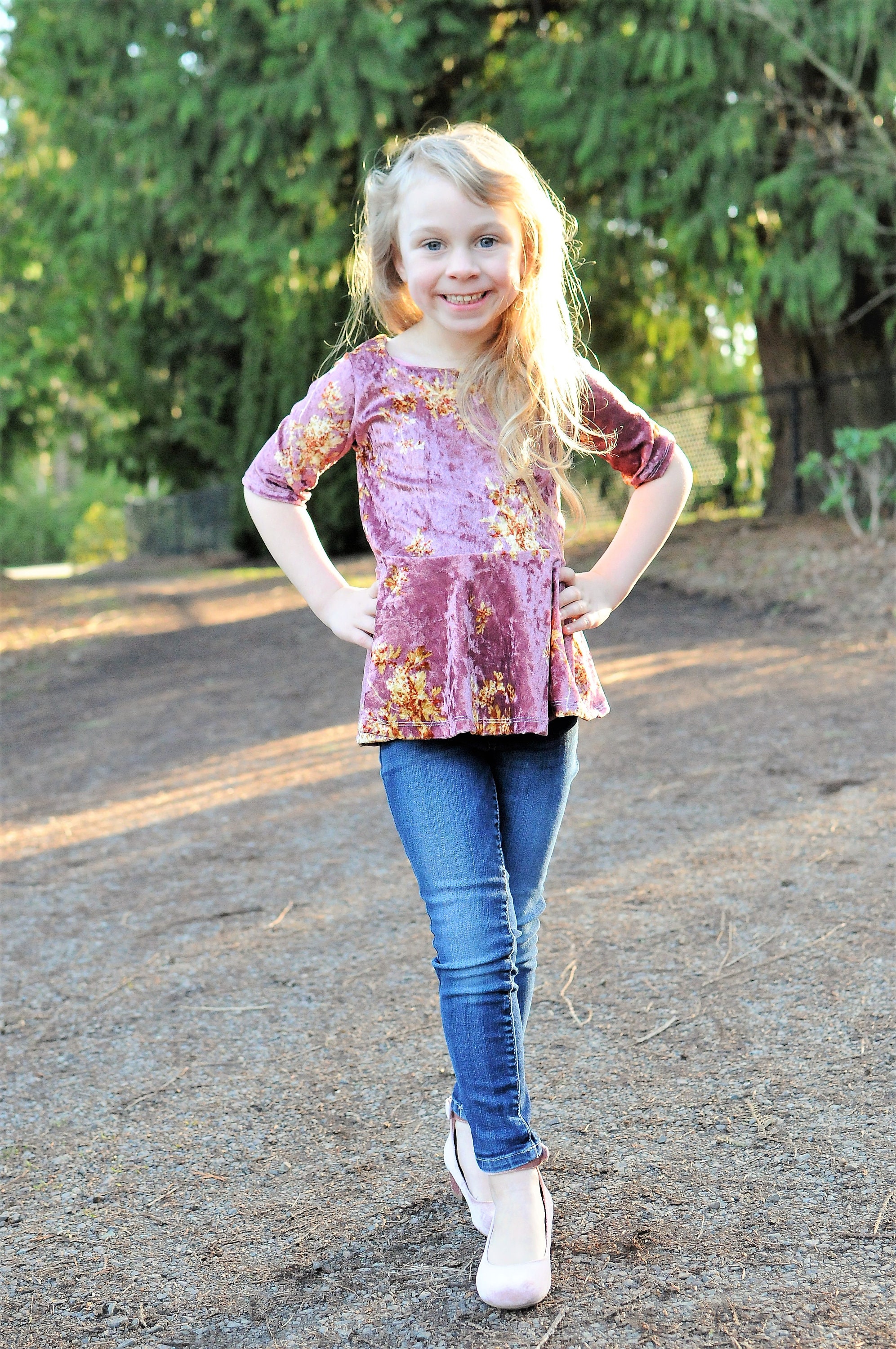 Girl's Peplum Baby Peplum Pink Baby Peplum Velvet Baby - Etsy