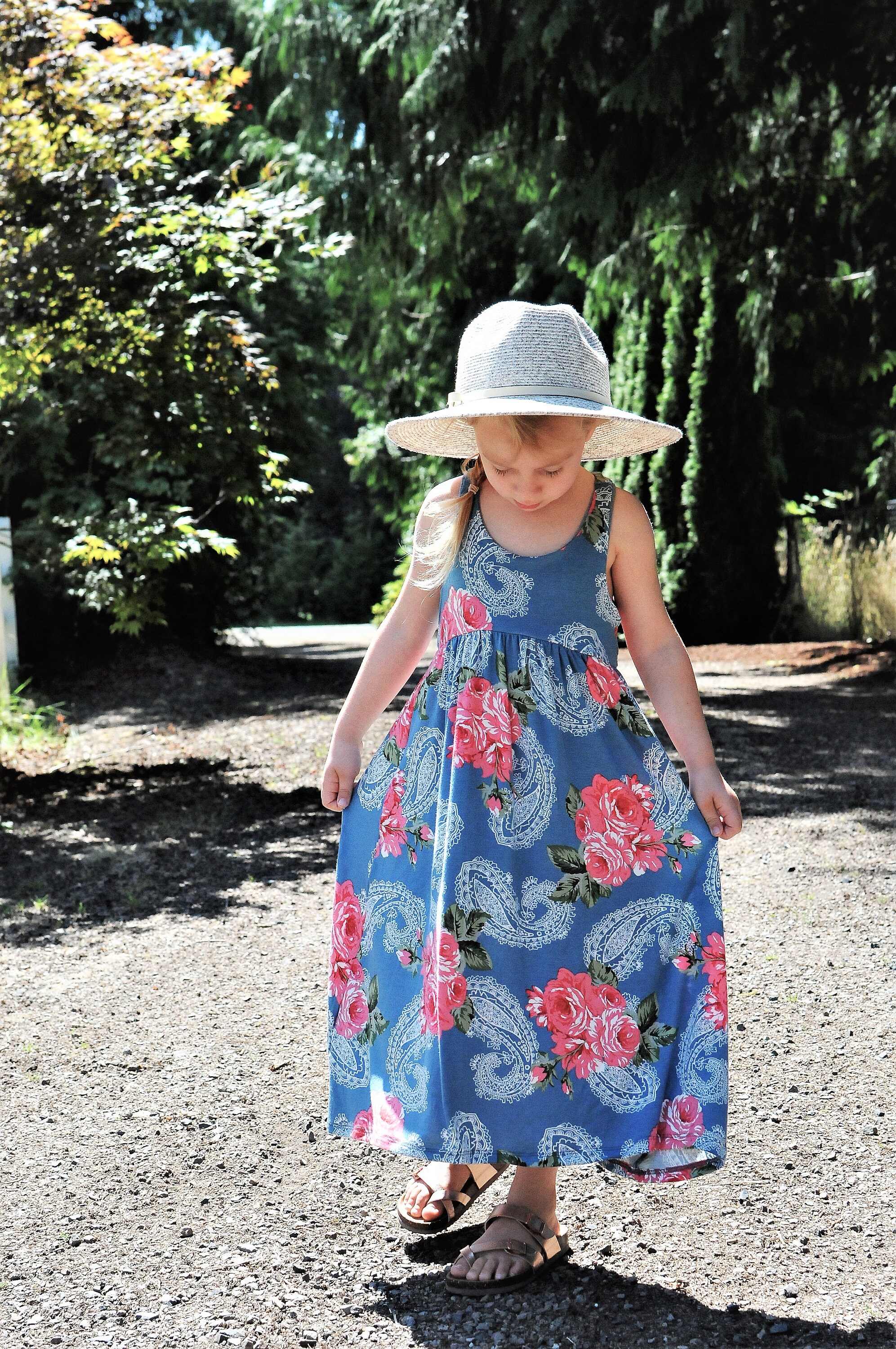 Girls Maxi Dress Baby Maxi Dress Floral Maxi Dress Toddler - Etsy