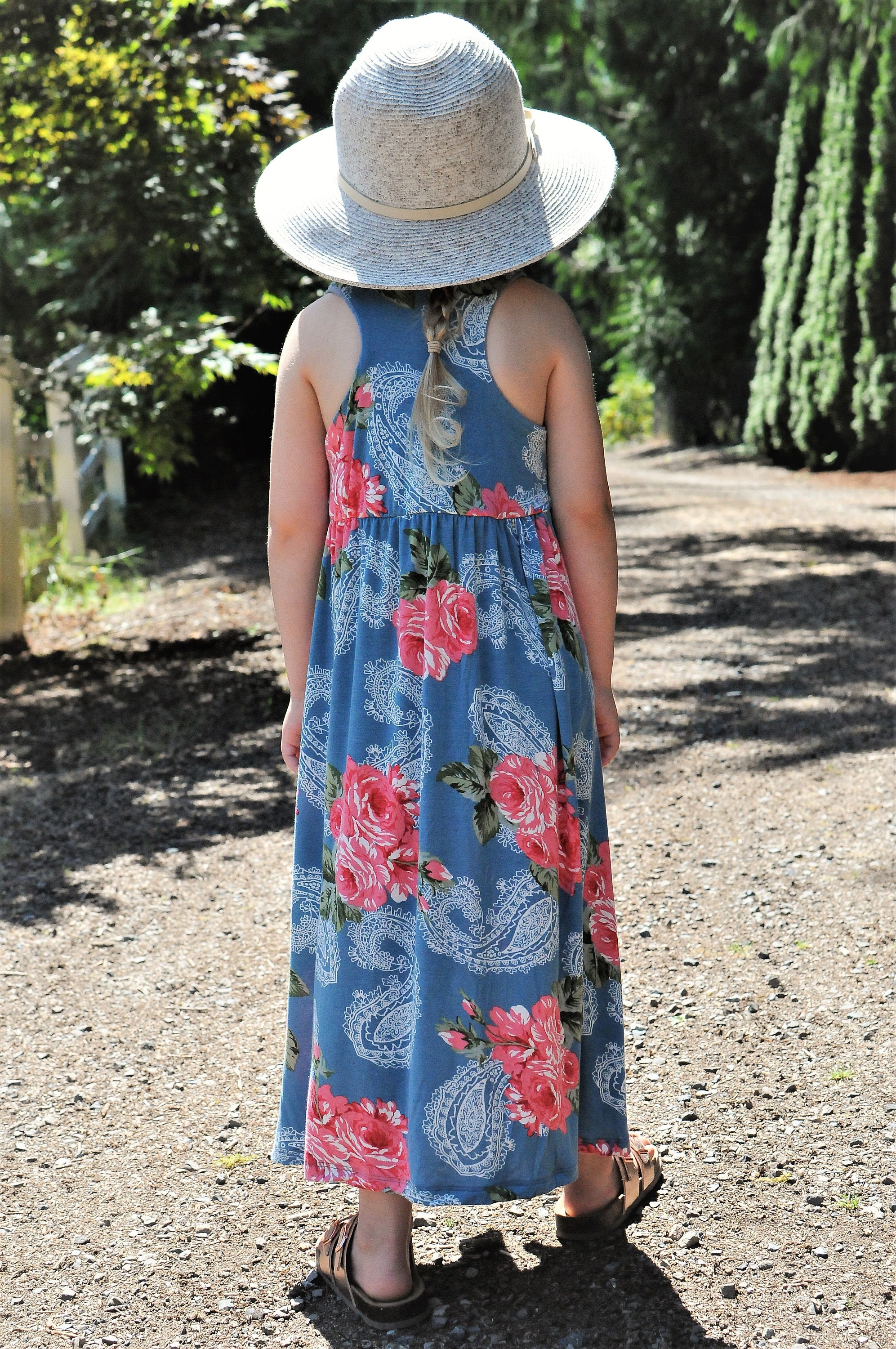 Girls Maxi Dress Baby Maxi Dress Floral Maxi Dress Toddler - Etsy