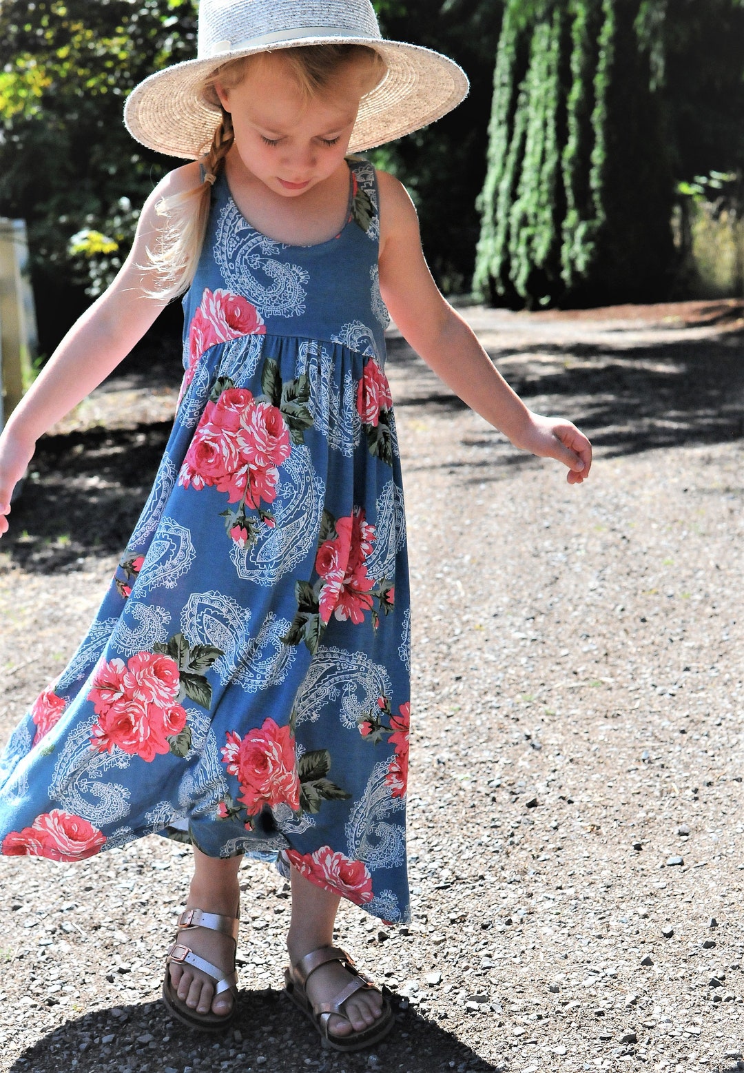 Girls Maxi Dress, Baby Maxi Dress, Floral Maxi Dress, Toddler Maxi ...