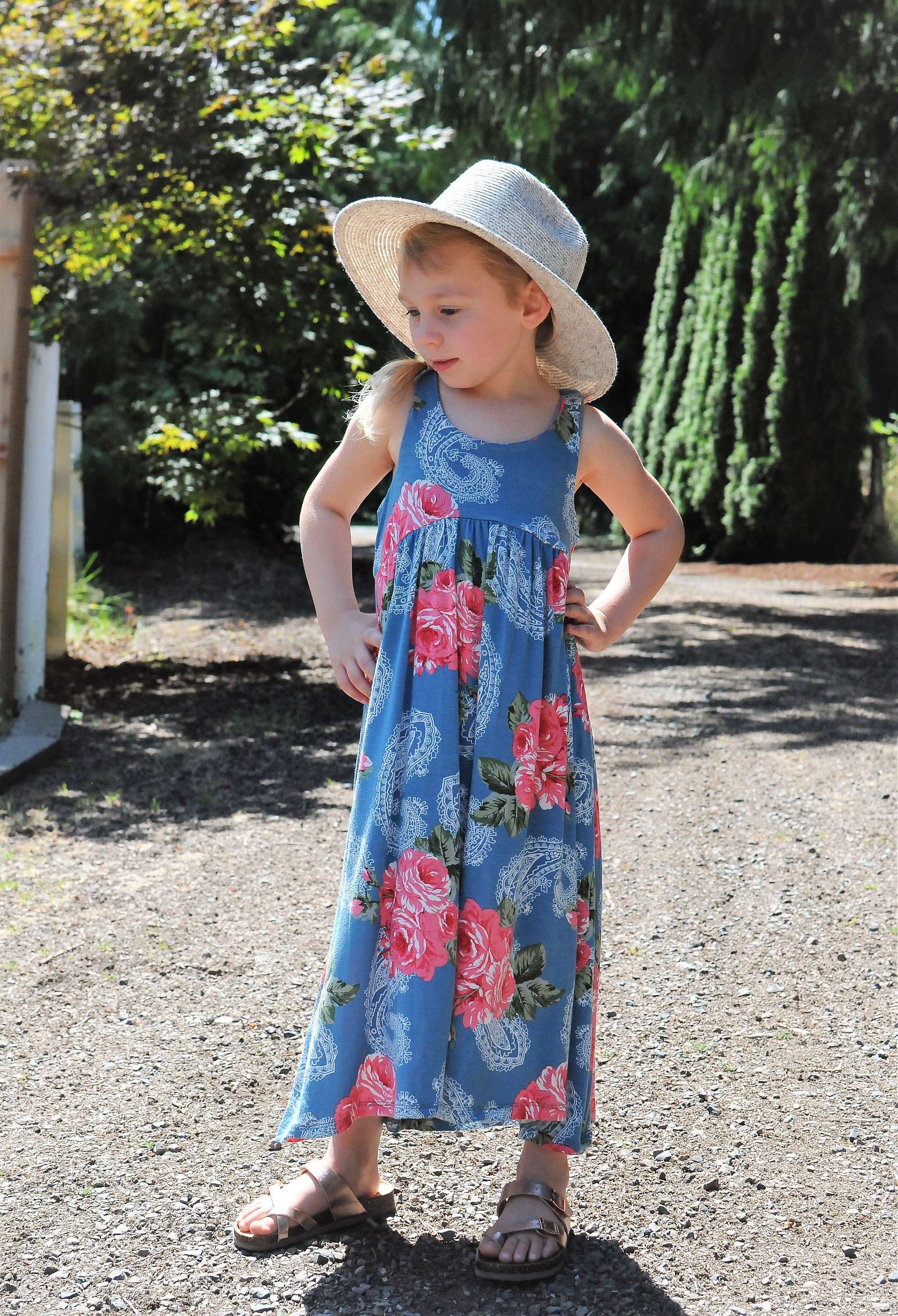 Girls Maxi Dress Baby Maxi Dress Floral Maxi Dress Toddler - Etsy