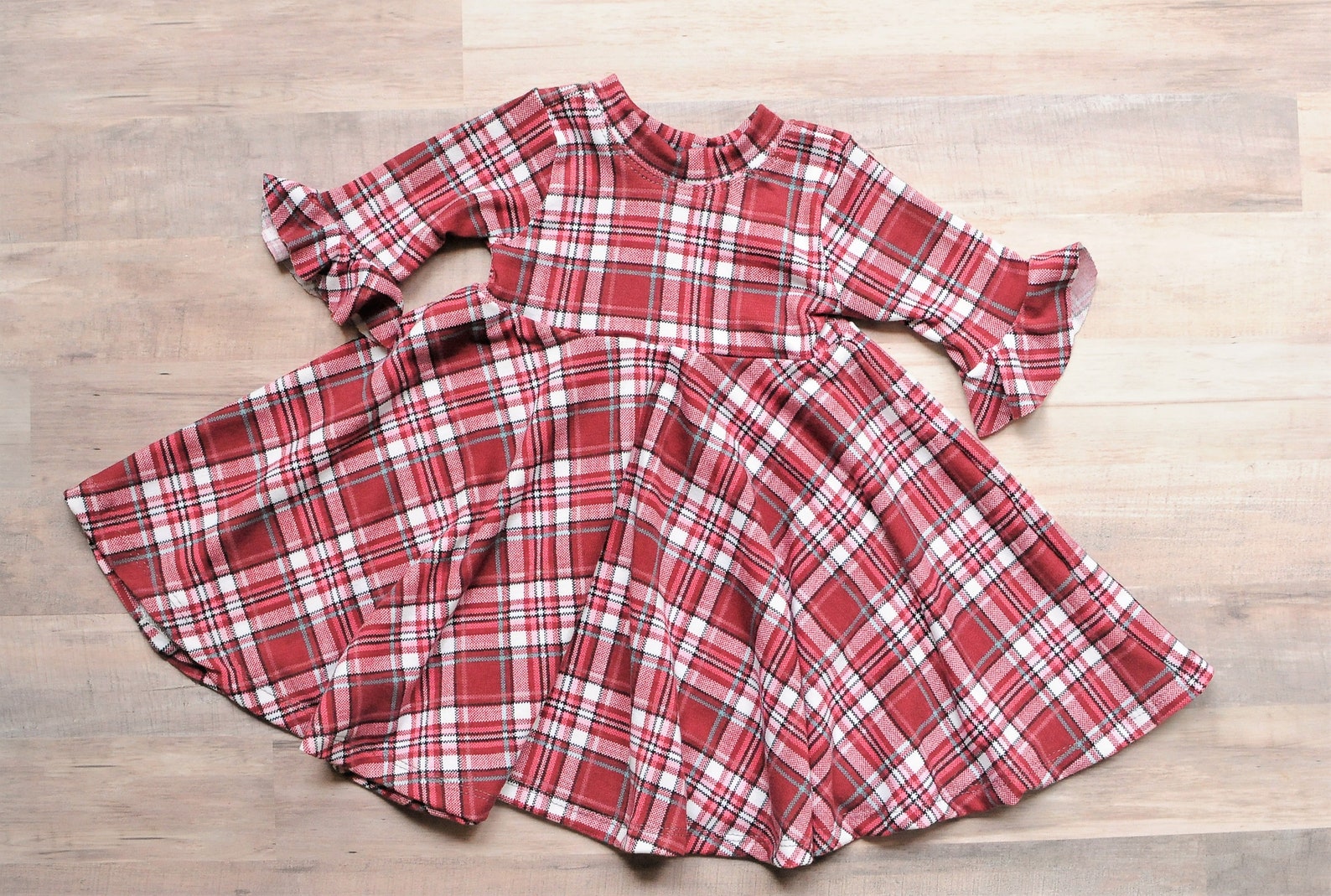 Plaid Dress Baby Dress Thanksgiving Dress Fall Girl Dress | Etsy