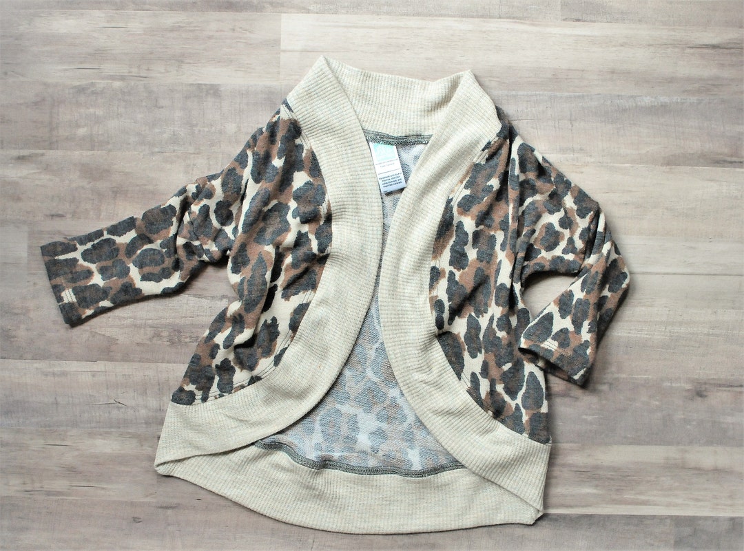 Leopard Cardigan, Leopard Girl Clothes, Girl's Cardigan, Baby Cardigan ...