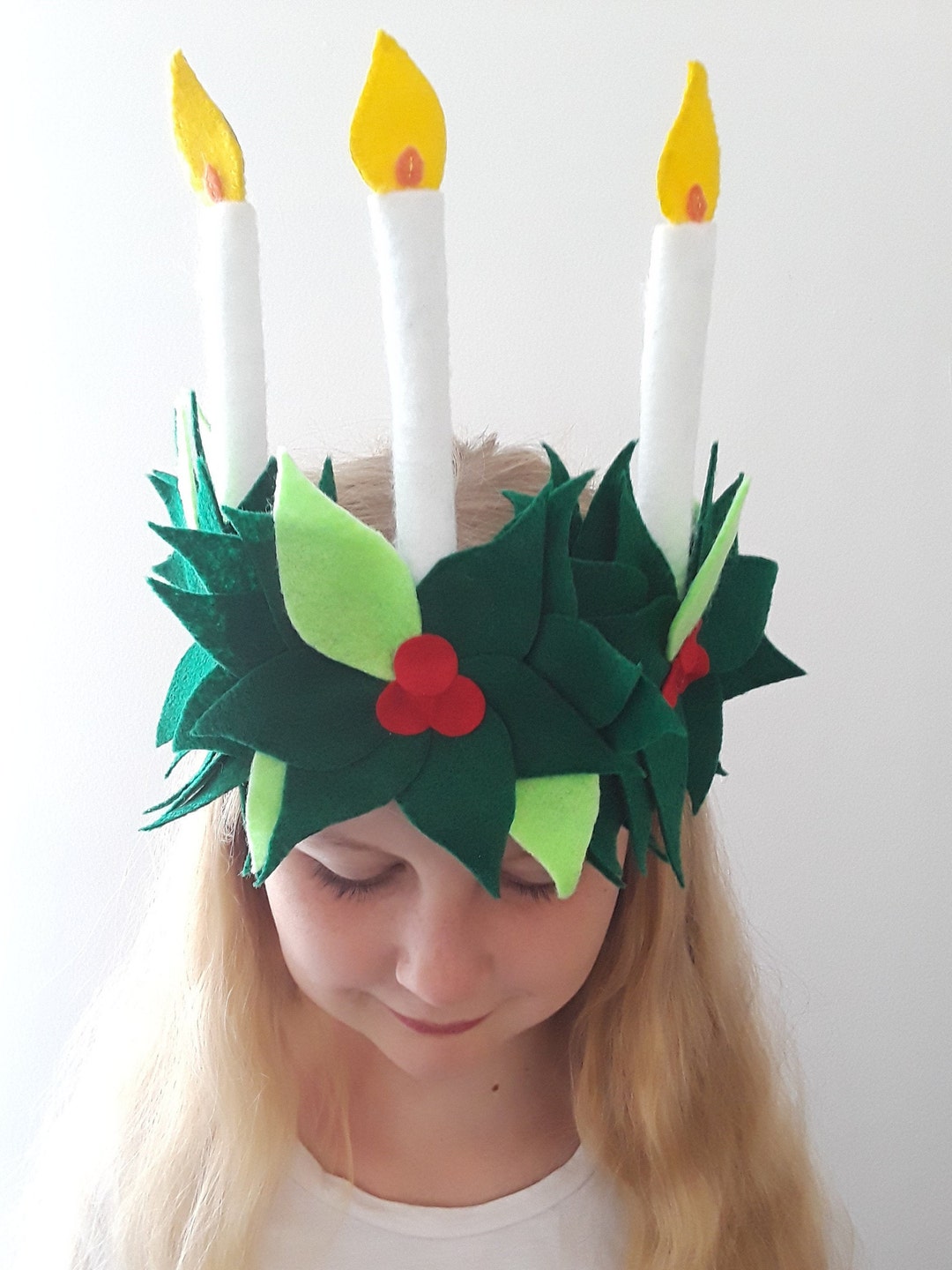 St. Lucia Crown, Santa Lucia, Lucia Wreath - Etsy