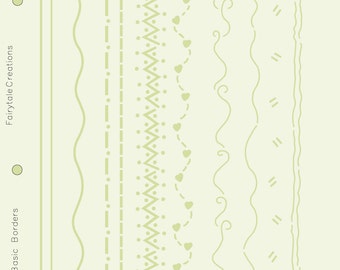 Heritage Borders Stencil, 8-1/2" X 11" - Etsy