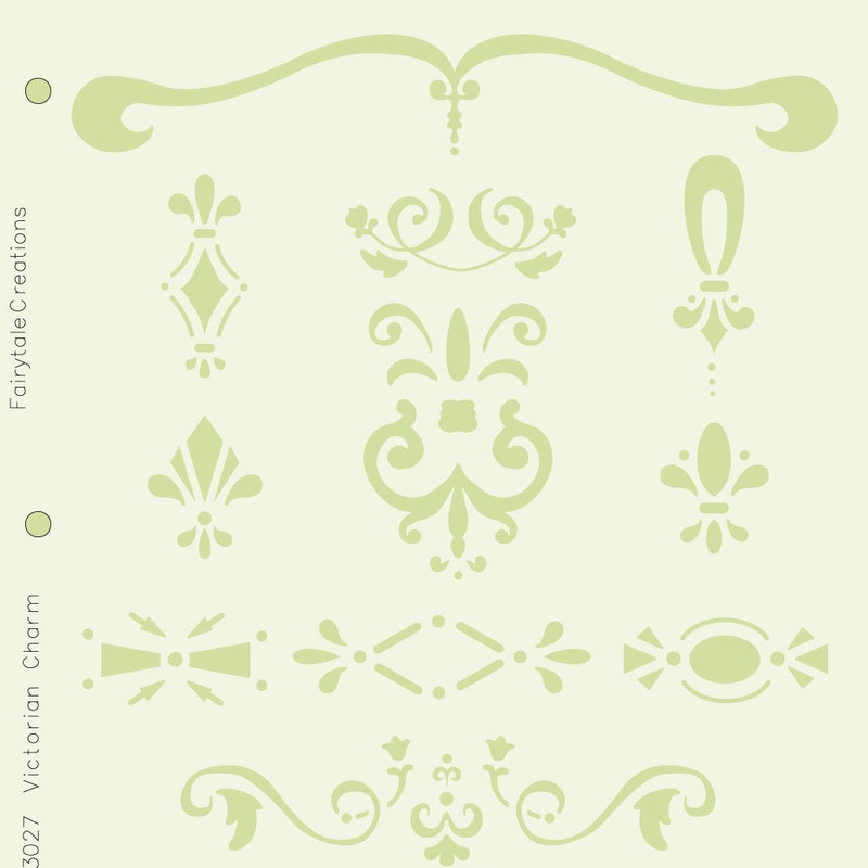 Victorian Stencil - Etsy