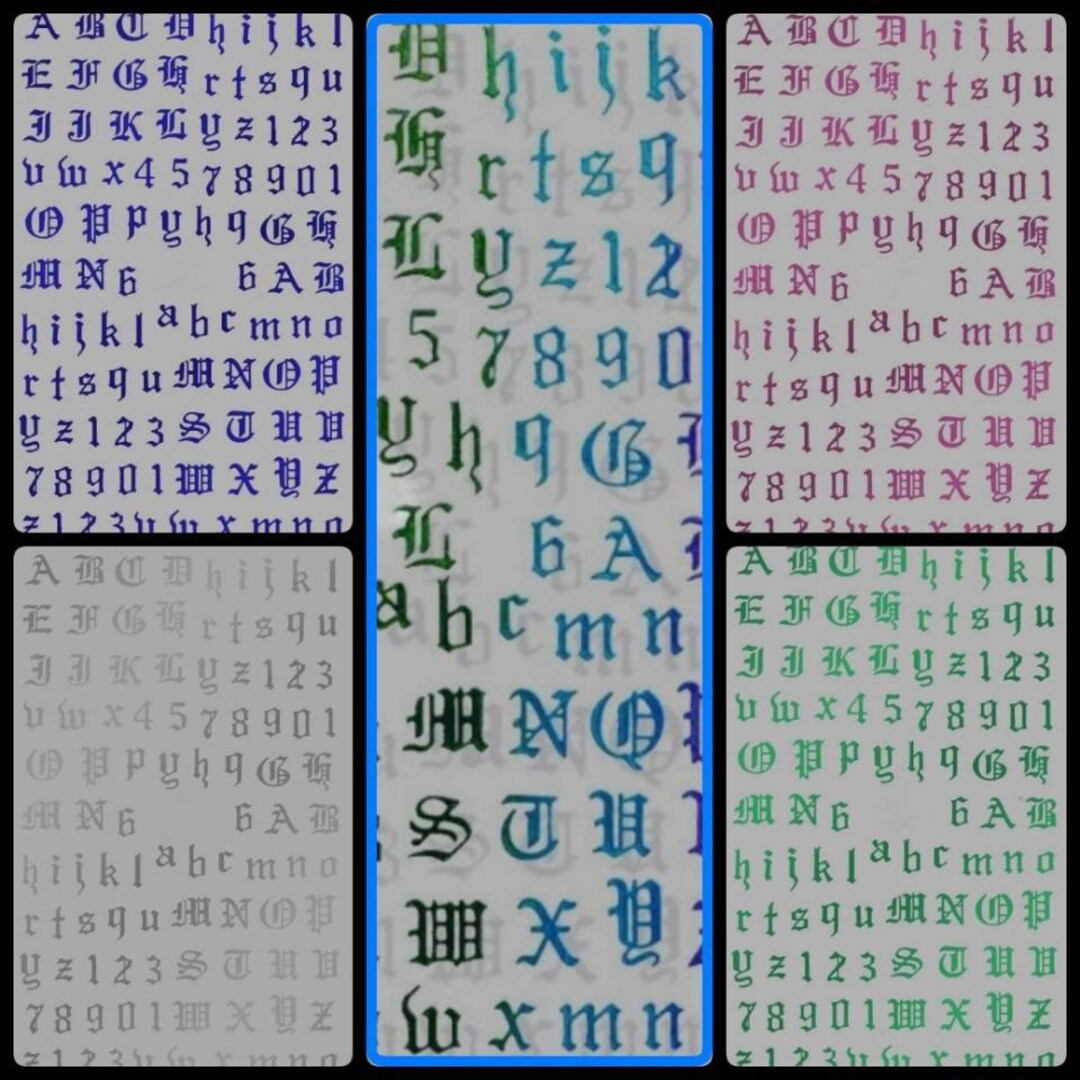 Nail Stickers | Nail Designs | Letters| DIY | Nails | Custom | Easy ...