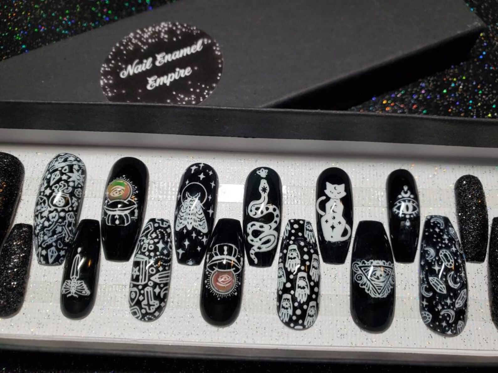 Supernatural Magic Nails Magical Nails Crystal Ball Nails | Etsy