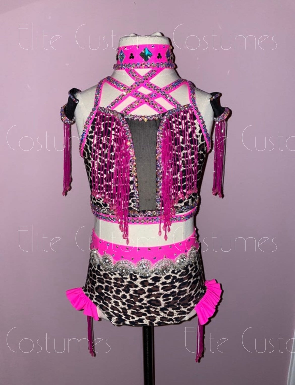 Custom Dance Costume Jazz Musical Theater Leotard With Ostrich Boa ...