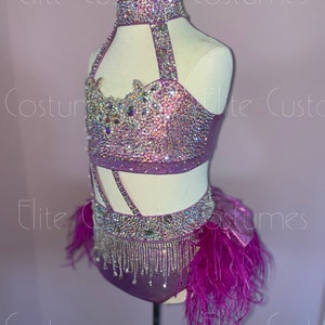Custom Dance Costume Jazz Musical Theater 2 Pc. With Ruffles - Etsy
