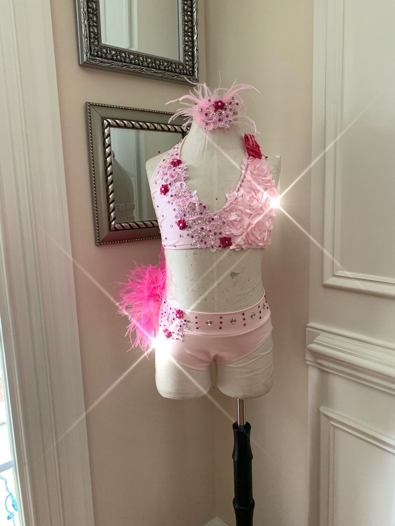 Custom Dance Costume Jazz Musical Theater Sassy Jazz Pink With Etsy