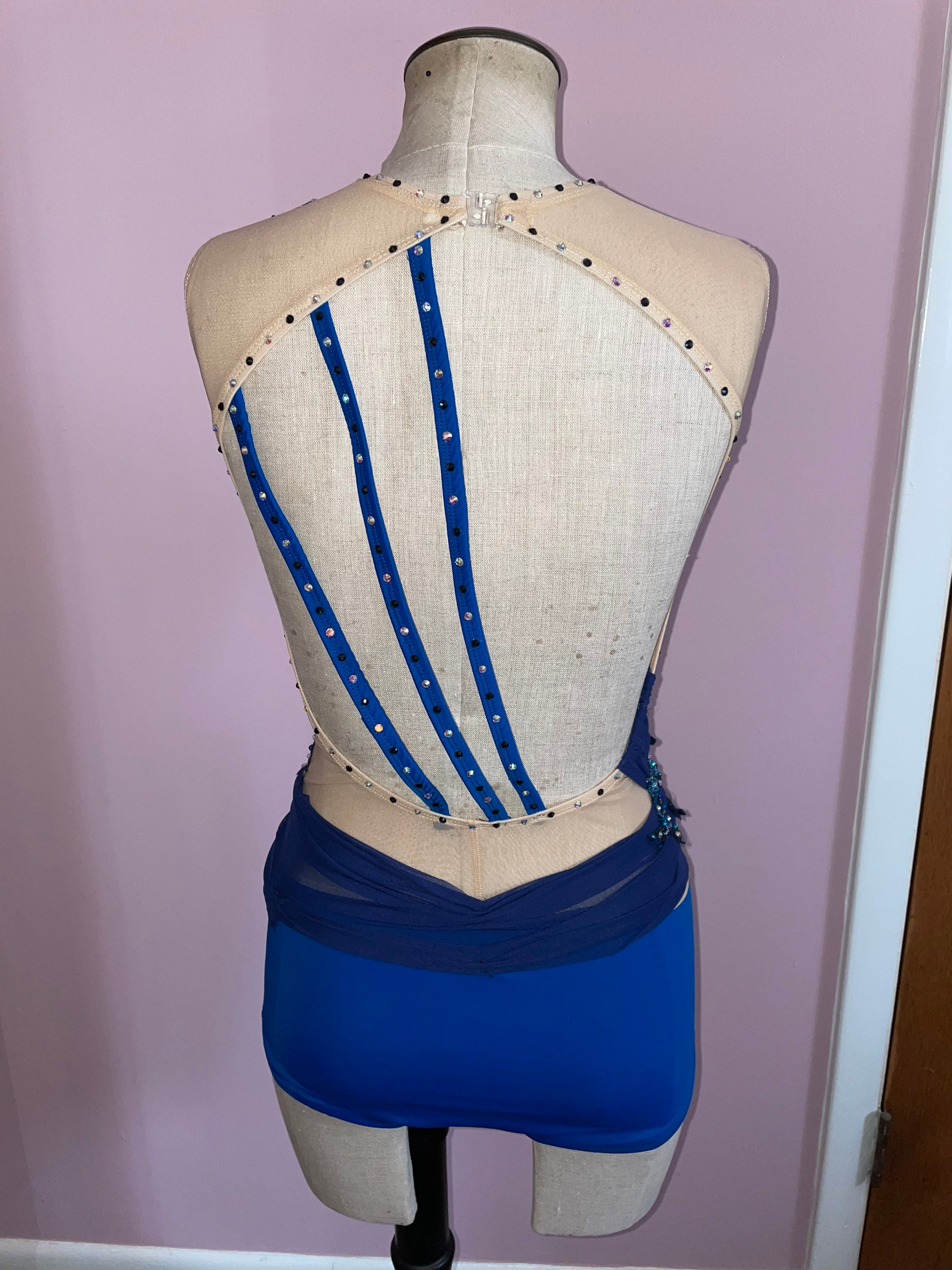 Custom Dance Costume Royal Blue Jazz Lyrical Contemporary - Etsy